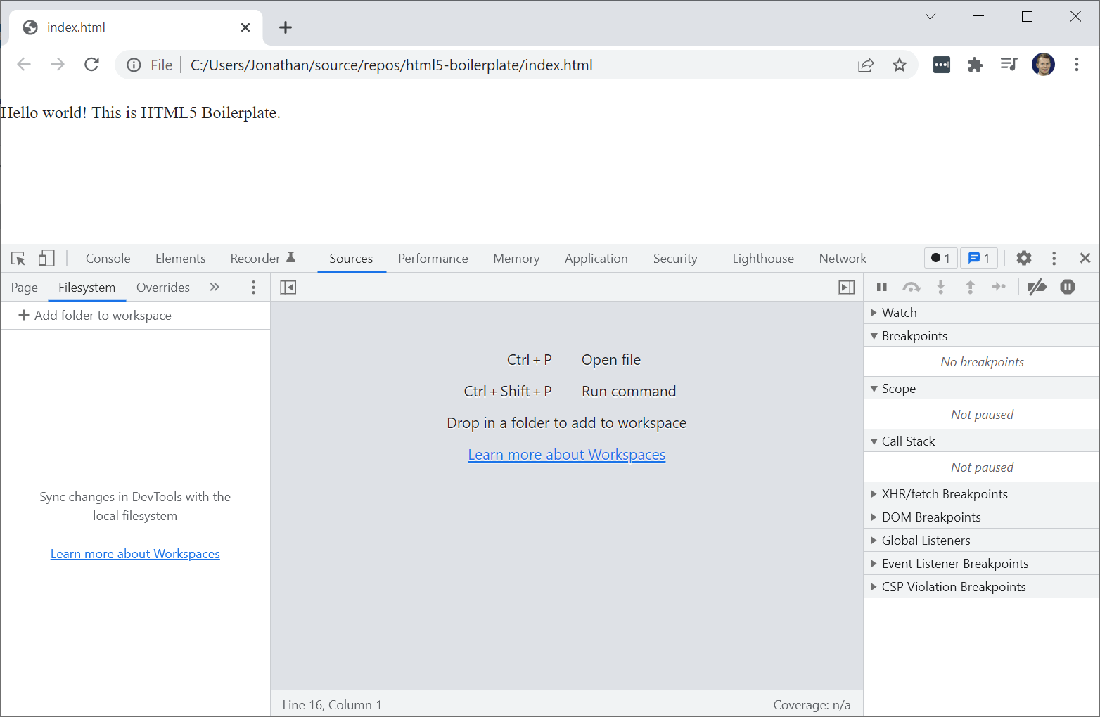 Chrome Developer Tools: Speed up changes to your web app front-end with Workspaces - Jonathan ...