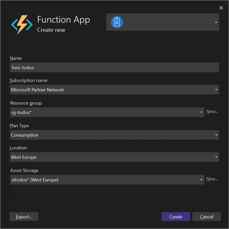 Publishing your first C# Azure Function using Visual Studio - Jonathan Crozier