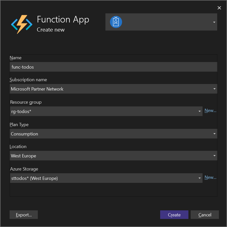 Publishing your first C# Azure Function using Visual Studio - Jonathan Crozier