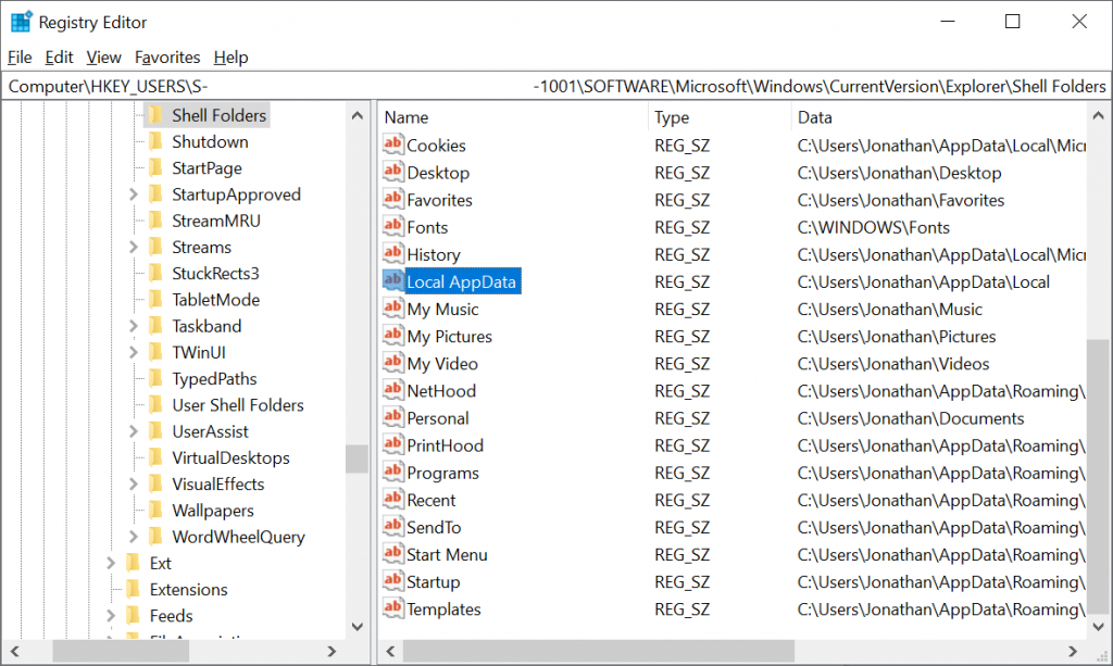 How To Get The Local Appdata Directory For All Windows Users Within A