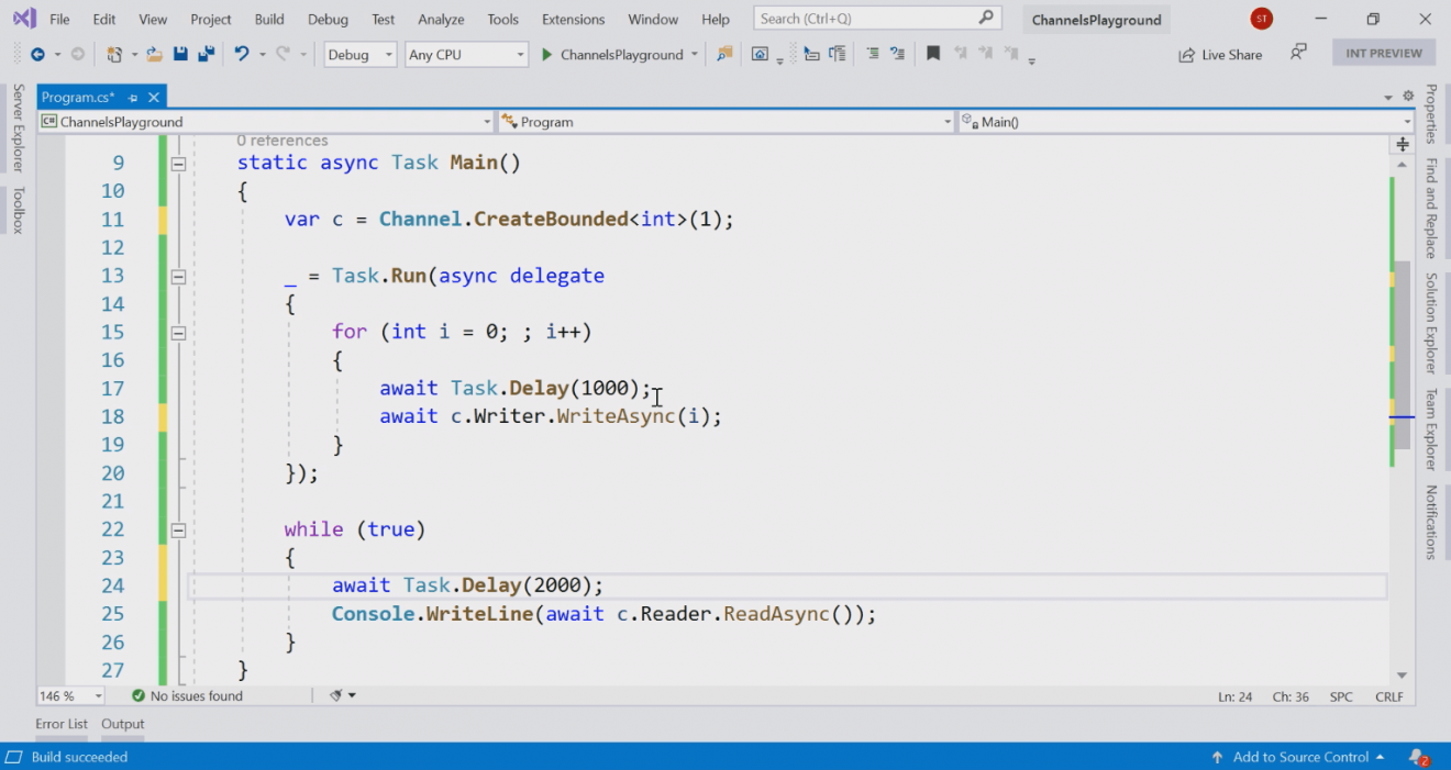 Communicating with ASP.NET Core hosted services from API endpoints using Channels - Jonathan Crozier
