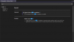 Enable ahead-of-time (AOT) compilation for Blazor WebAssembly ...