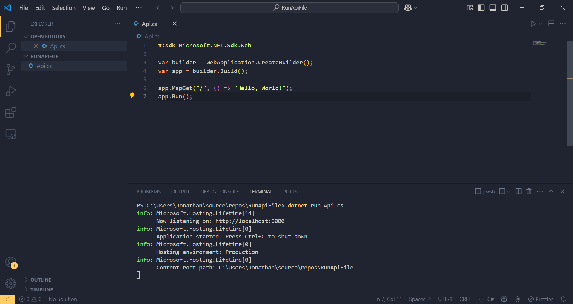 Net Run File Run C Code With No Project File Jonathan Crozier