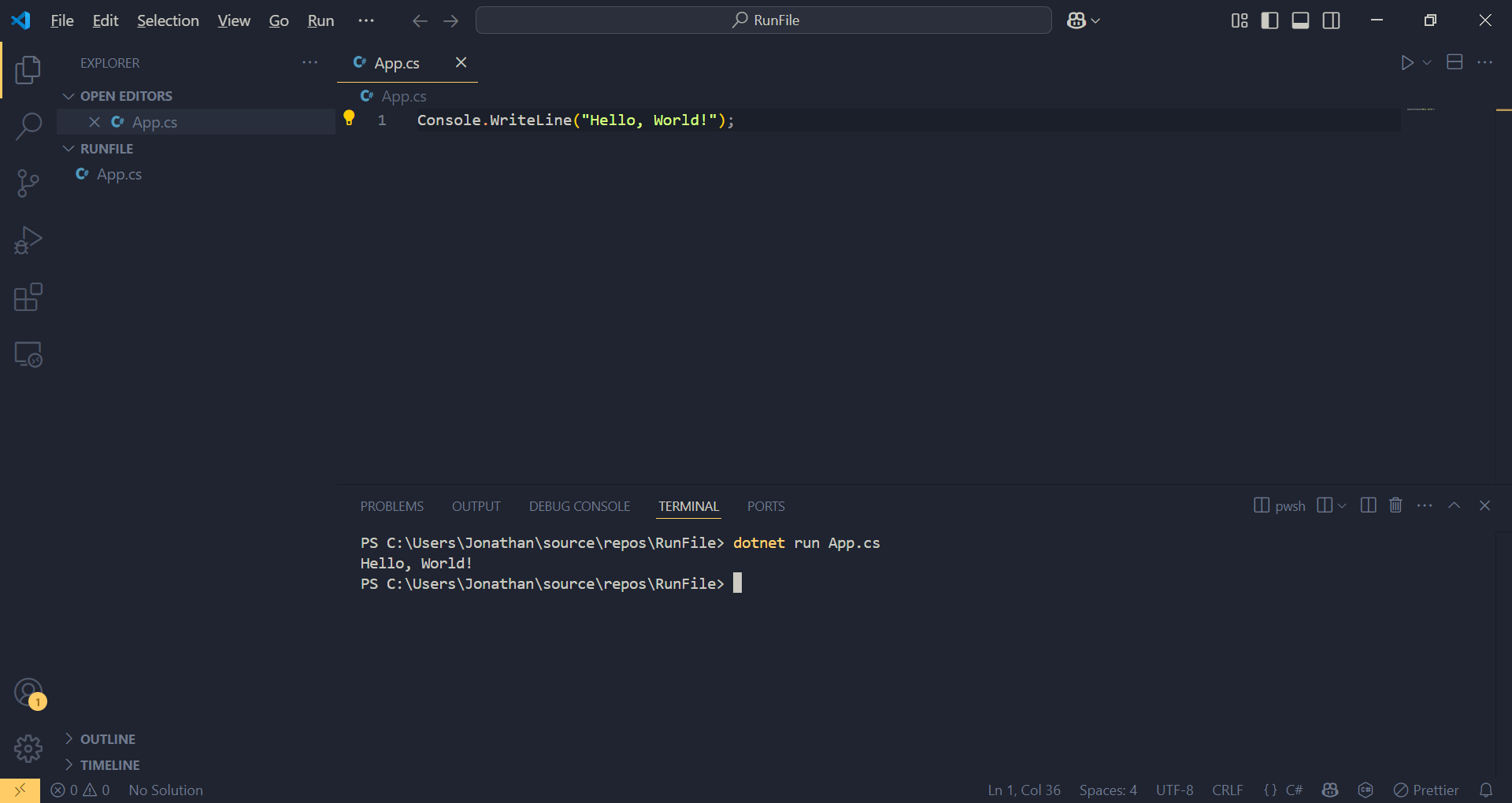 Net Run File Run C Code With No Project File Jonathan Crozier