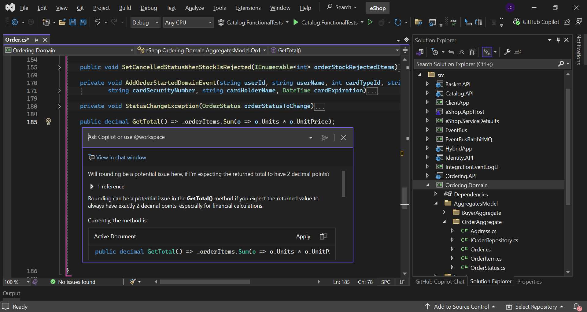 Getting started with GitHub Copilot in Visual Studio - Jonathan Crozier