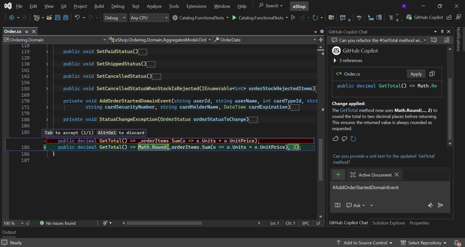 Getting started with GitHub Copilot in Visual Studio - Jonathan Crozier