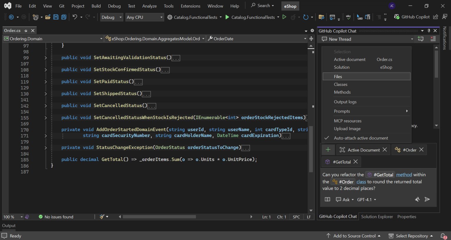 Getting started with GitHub Copilot in Visual Studio - Jonathan Crozier