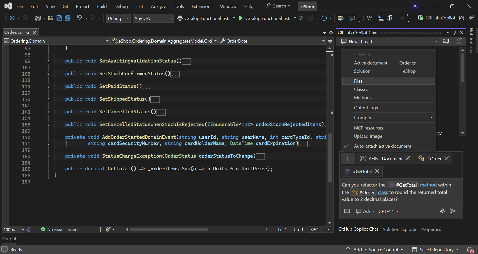 Getting started with GitHub Copilot in Visual Studio - Jonathan Crozier
