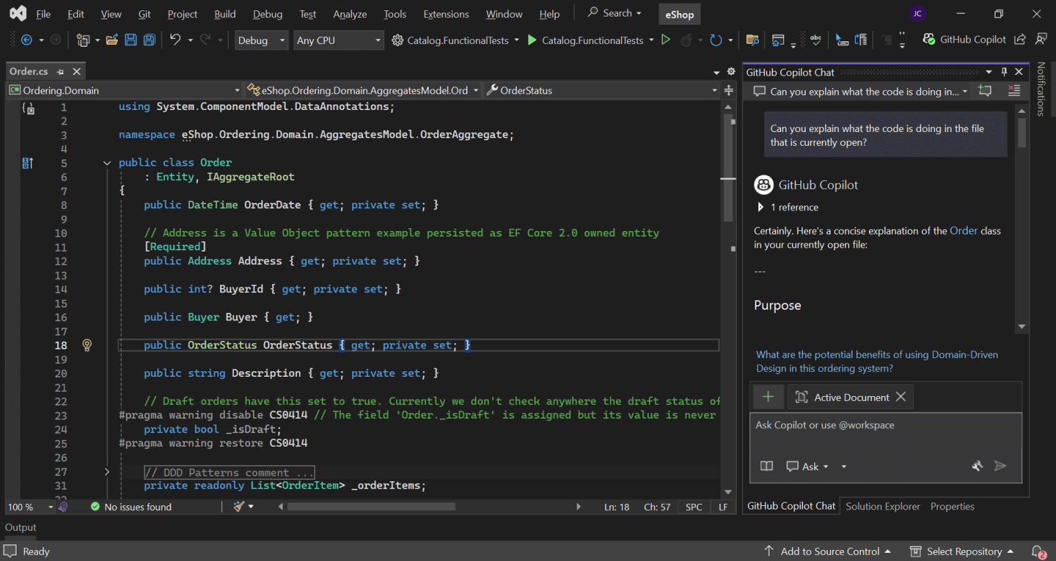Getting started with GitHub Copilot in Visual Studio - Jonathan Crozier