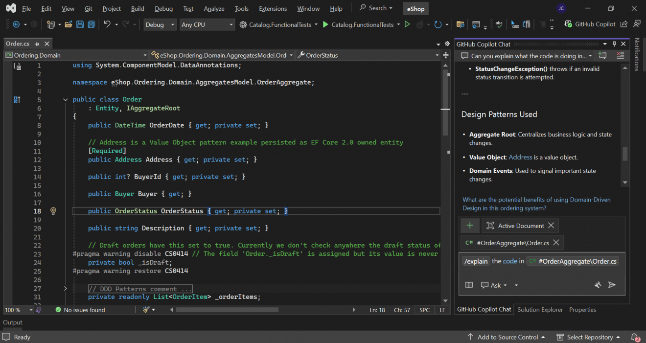 Getting started with GitHub Copilot in Visual Studio - Jonathan Crozier